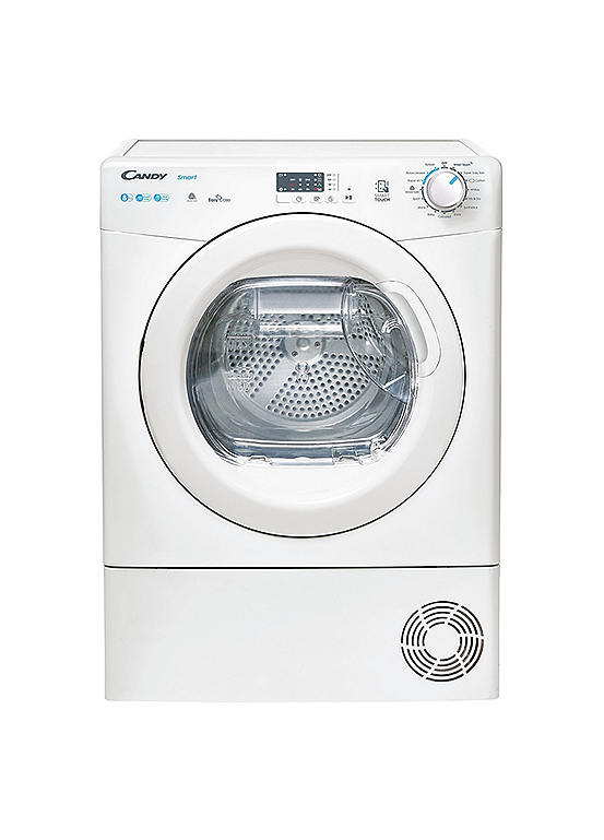 Candy Smart Pro 8KG Heat Pump Tumble Dryer CSE H8A2LE-80 - White | Grattan