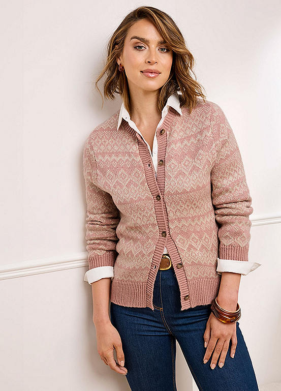Cotton Traders Fair Isle Cardigan | Grattan