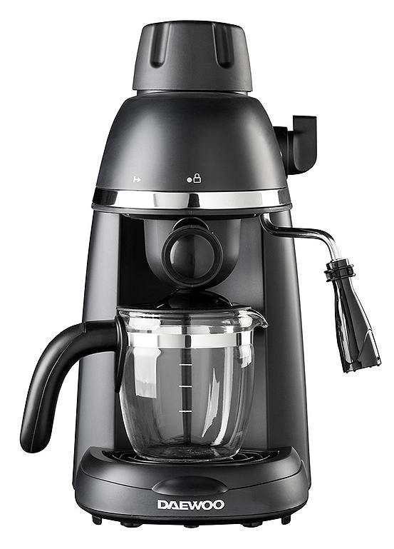 Daewoo Flava Collection SDA2756GE Coffee Machine with Steam Wand | Grattan