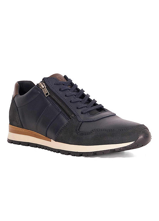 Dune London Navy Thame Trainers | Grattan