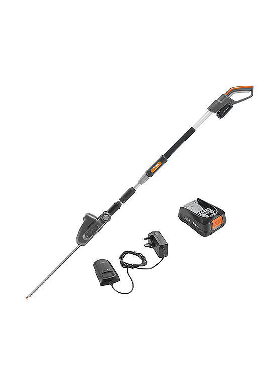 Flymo UltraCut Reach 420 18V Telescopic Cordless Hedge Trimmer with 2 ...