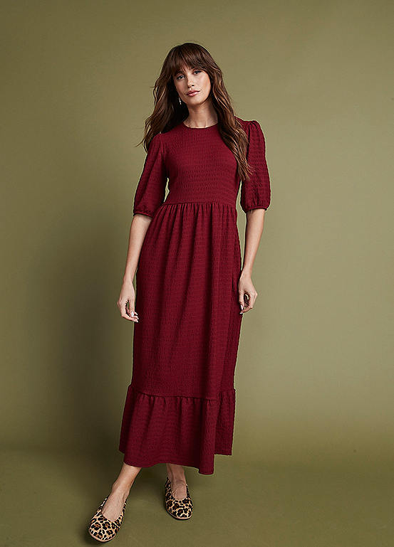Freemans Textured Maxi Dress | Grattan