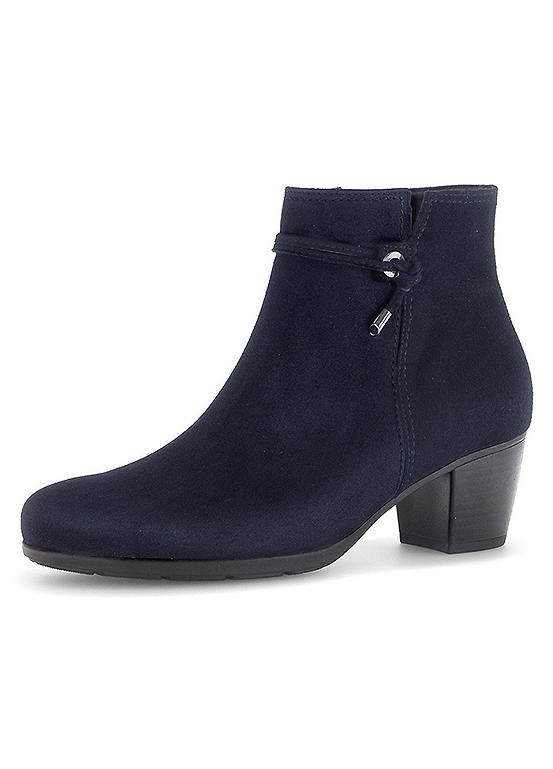 Gabor Block Heel Suede Ankle Boots | Grattan