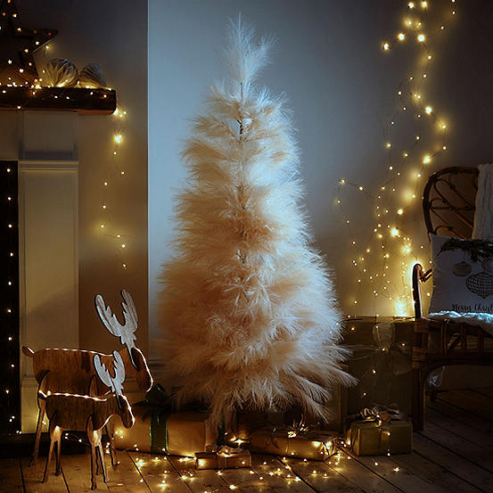Gallery 150cm LED Pampas Grass Christmas Tree | Grattan