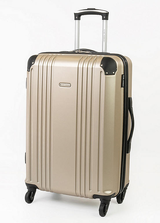 Gino Ferrari Valor Reenforced Medium Hard Shell Luggage with Wheels ...