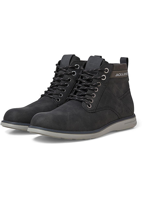 Jack & Jones Black Denver Combo Boots | Grattan