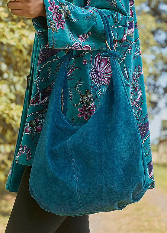 Joe Browns Suede Fastened Boho Suede Bag | Grattan