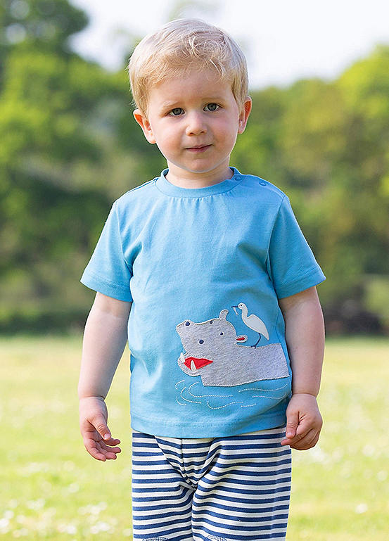 Kite Happy Hippo T-Shirt | Grattan