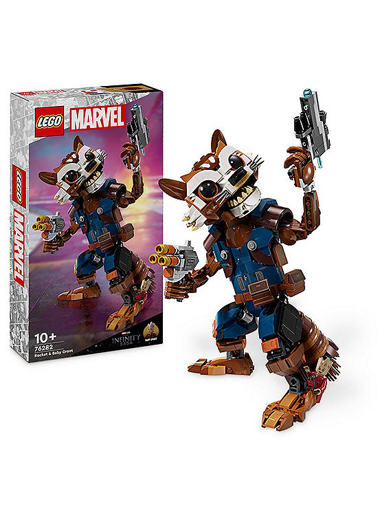 LEGO Marvel Rocket & Baby Groot Buildable Toy | Grattan