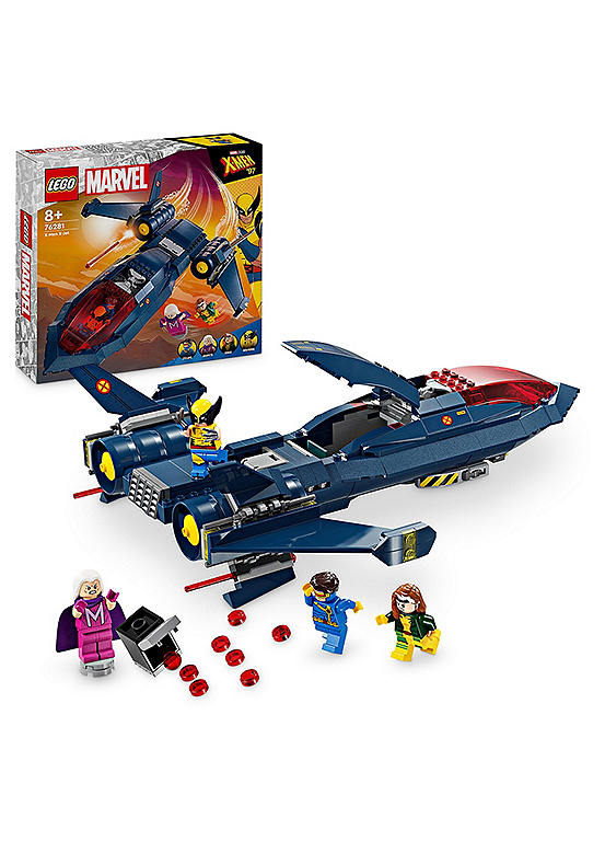 LEGO Marvel X-Men X-Jet Buildable Toy Plane | Grattan