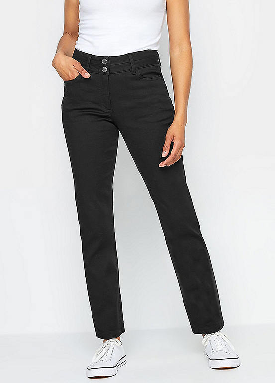 M&Co Lift & Shape Straight Leg Jeans | Grattan