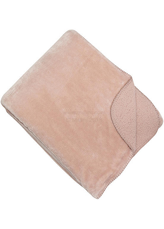 Malini Luxury Fleece Throw | Grattan