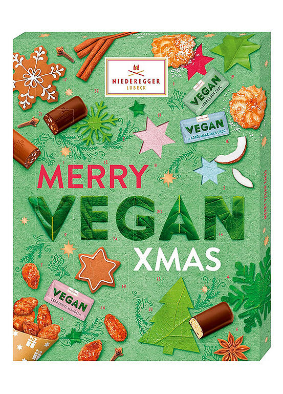 Monty Bojangles Merry Vegan Xmas Advent Calendar with Mini Loaves | Grattan