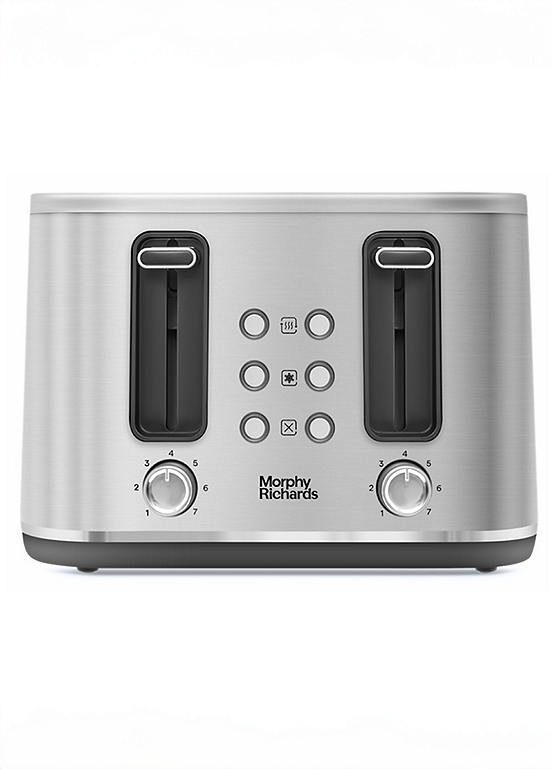 Morphy Richards Motive 4 Slice Toaster Brushed Steel Toaster - 242800 ...