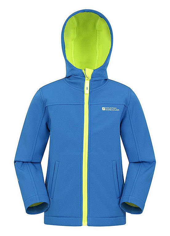 Mountain Warehouse Kids Water Resistant Soft Shell Jacket | Grattan