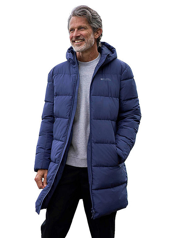 Mountain Warehouse Men’s Vortex Longline Padded Jacket | Grattan