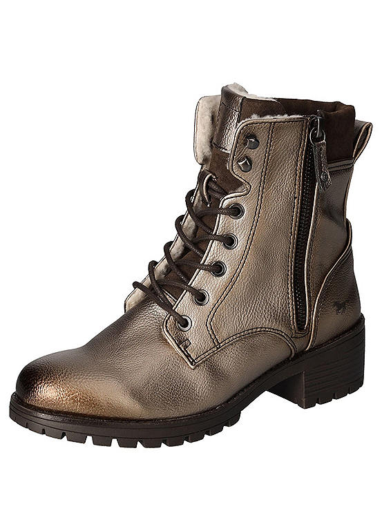 Mustang Lace-Up Boots | Grattan
