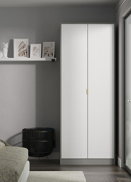 Nashville Ready Assembled 2 Door Wardrobe | Grattan