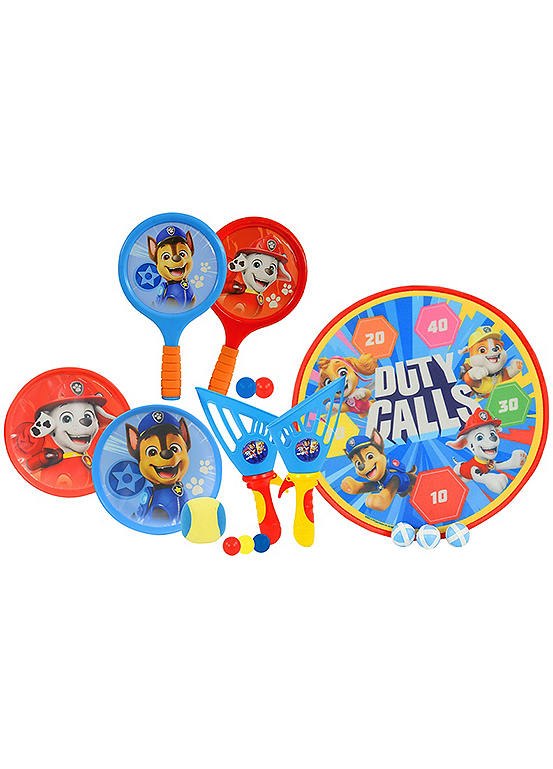 PAW Patrol Bumper Box 4-in-1 Garden Games | Grattan