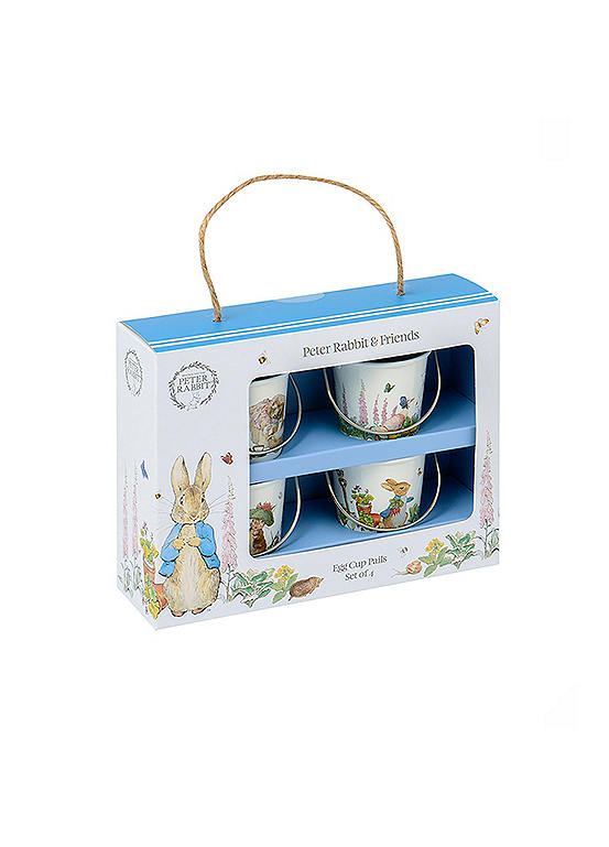 Peter Rabbit Set of 4 Peter Rabbit Design Egg Cups | Grattan