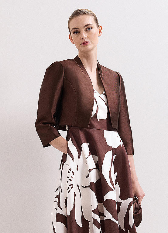 Phase Eight Ariel Satin Twill Jacket | Grattan