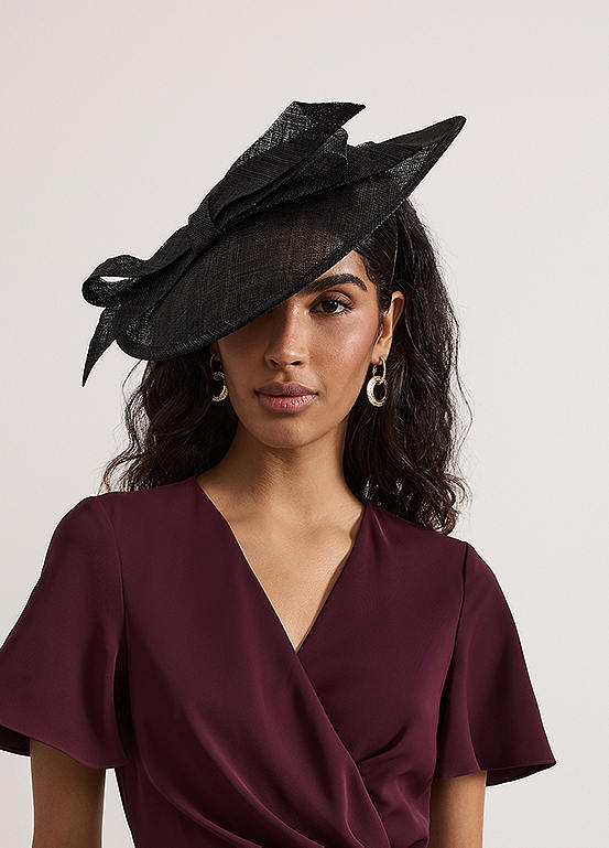 Phase Eight Black Midi Disc Fascinator | Grattan