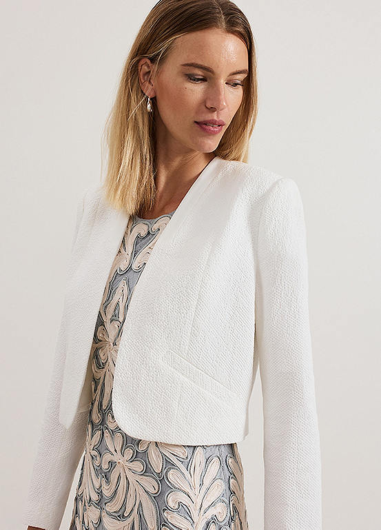 Phase Eight Olivia Textured Short Jacket | Grattan
