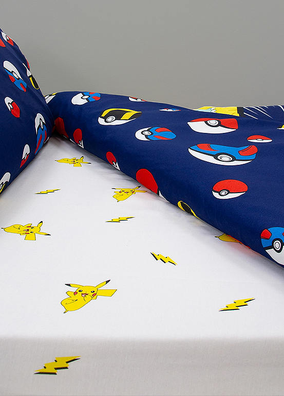 Pokemon Shot Fitted Sheet | Grattan