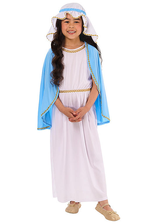 Rubies Christmas Nativity Mary Kids Fancy Dress Costume by Rubis | Grattan