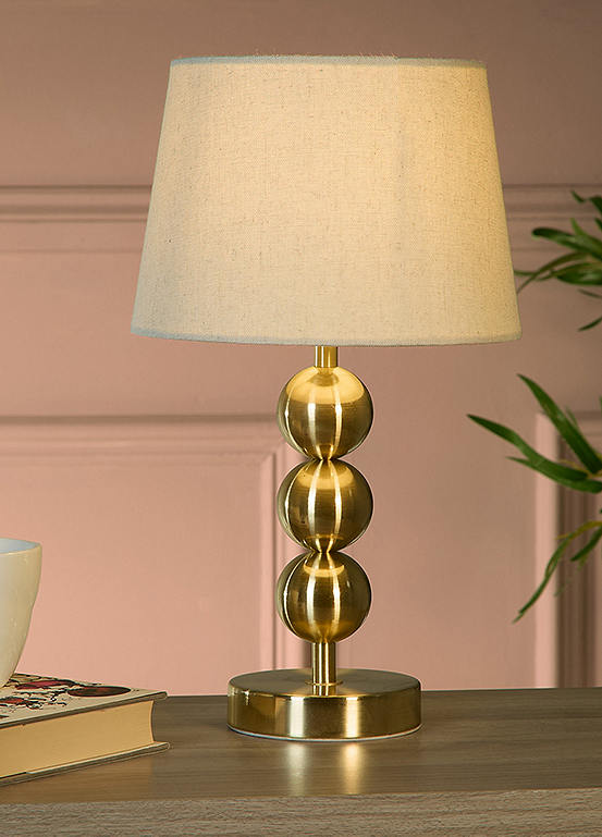 Searchlight Orion Stacked Sphere Table Lamp | Grattan
