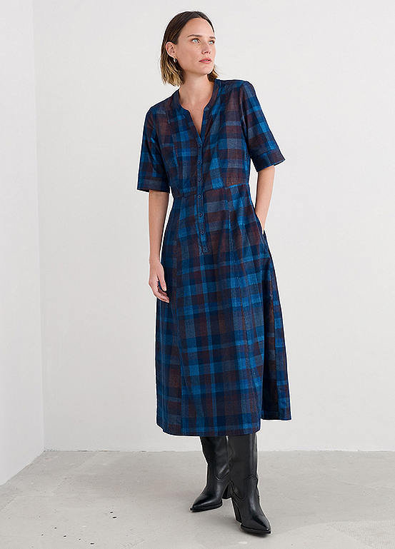 Seasalt Cornwall Classic Denim Midi Dress | Grattan