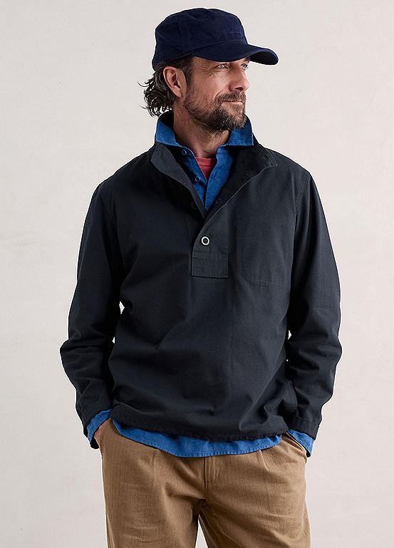 Seasalt Cornwall Clay Stone Smock Inkwell Jacket | Grattan