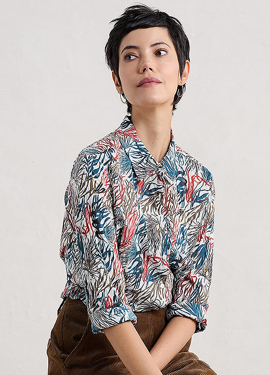 Seasalt Cornwall Multi Larissa Organic Cotton Shirt | Grattan