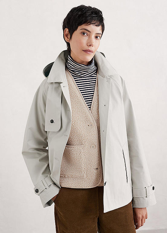 Seasalt Cornwall Natural Neap Tide Waterproof Jacket | Grattan