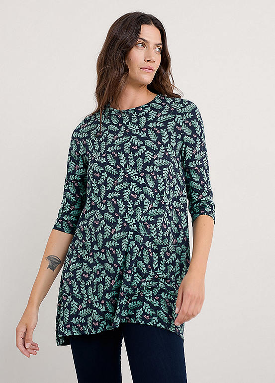 Seasalt Cornwall Navy Killiow Long Tunic | Grattan