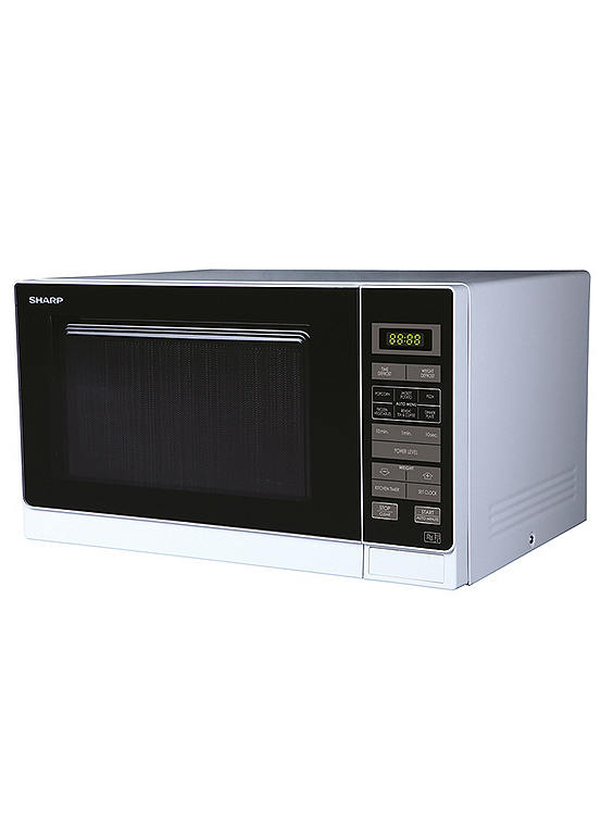 Sharp 25L 900W Solo Microwave R372WM - White | Grattan