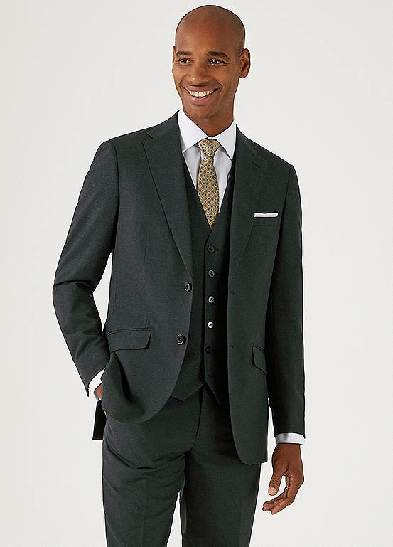 Skopes Harcourt Green Tailored Fit Suit Jacket | Grattan