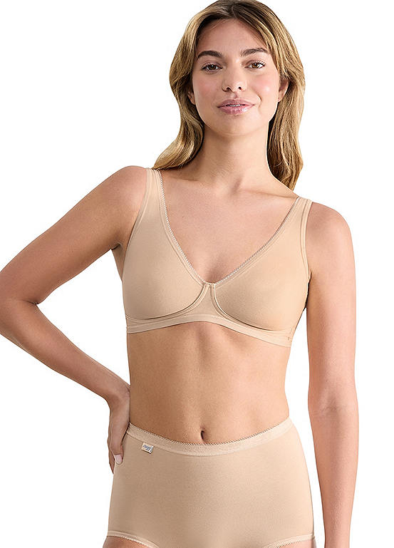 Sloggi Basic Non-Wired Soft Cup Bra | Grattan