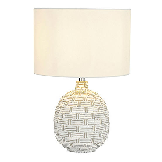Textured Ceramic Table Lamp | Grattan