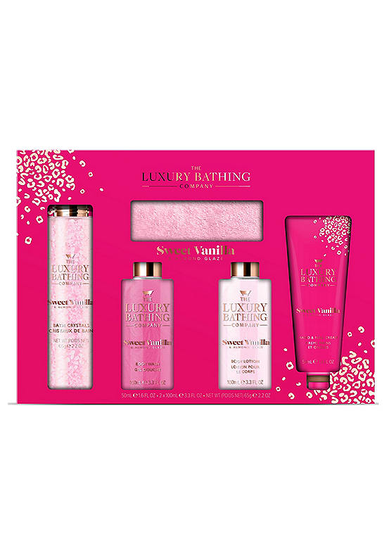 The Luxury Bathing Company Sweet Vanilla & Almond Glaze Ultimate ...