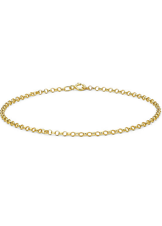Tuscany Gold 9ct Yellow Gold Belcher Bracelet | Grattan