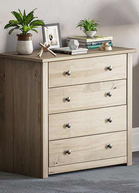 Vida Designs Panama 4 Drawer Chest | Grattan