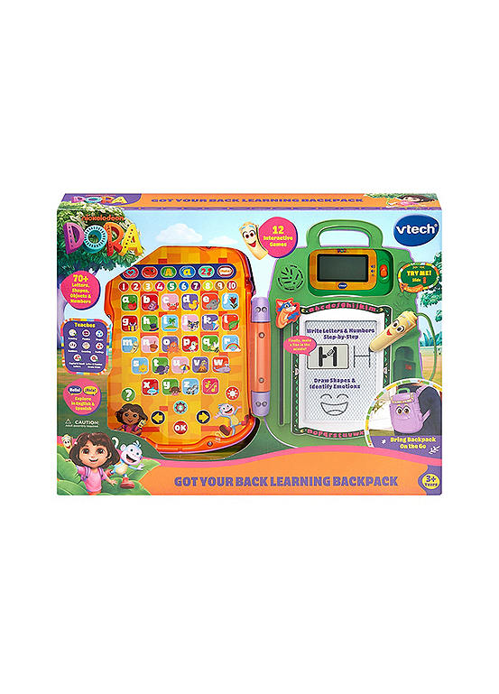 Vtech Dora: Got Your Back Learning Backpack | Grattan