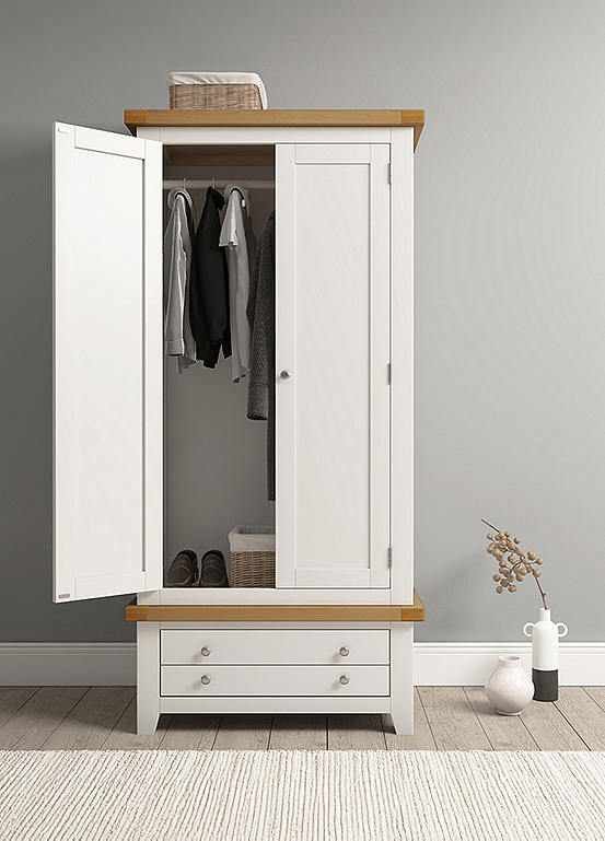 Windsor 2 Door 1 Drawer Wardrobe | Grattan