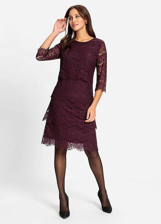 Witt Round Neck Lace Dress | Grattan