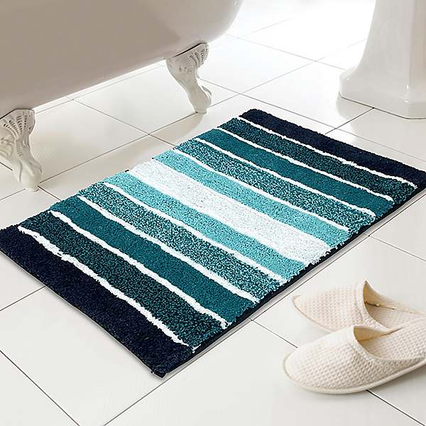 Teal bathroom mats store