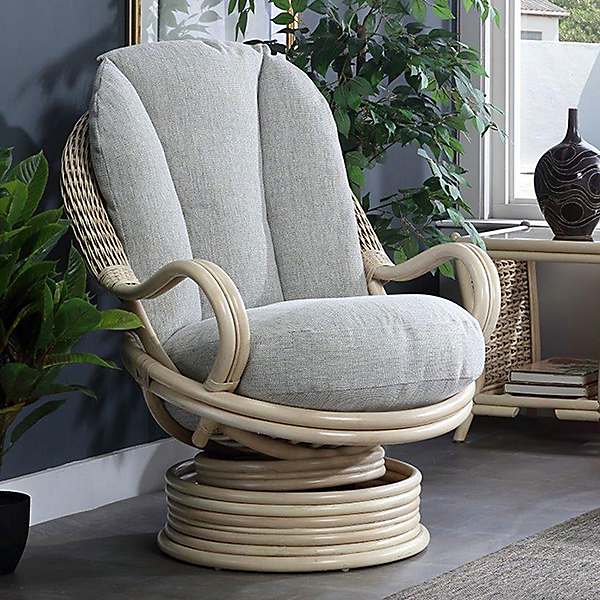 Desser Corsica Deluxe Swivel Rocker Chair in Pebble