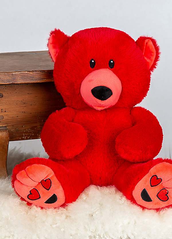Red love teddy bear store