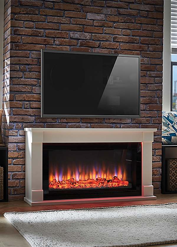 Wood Electric Fireplace Iconic 530 Electric Fire Stove Supermarket