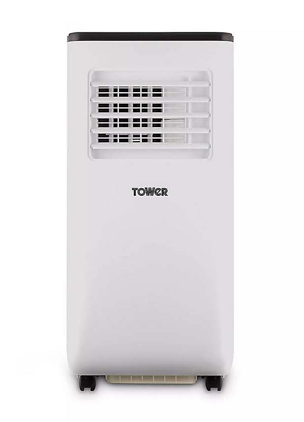 Tower 3 in 1 Portable 5000 BTU Air Conditioner Dehumidifier Cooling Fan T668013 White